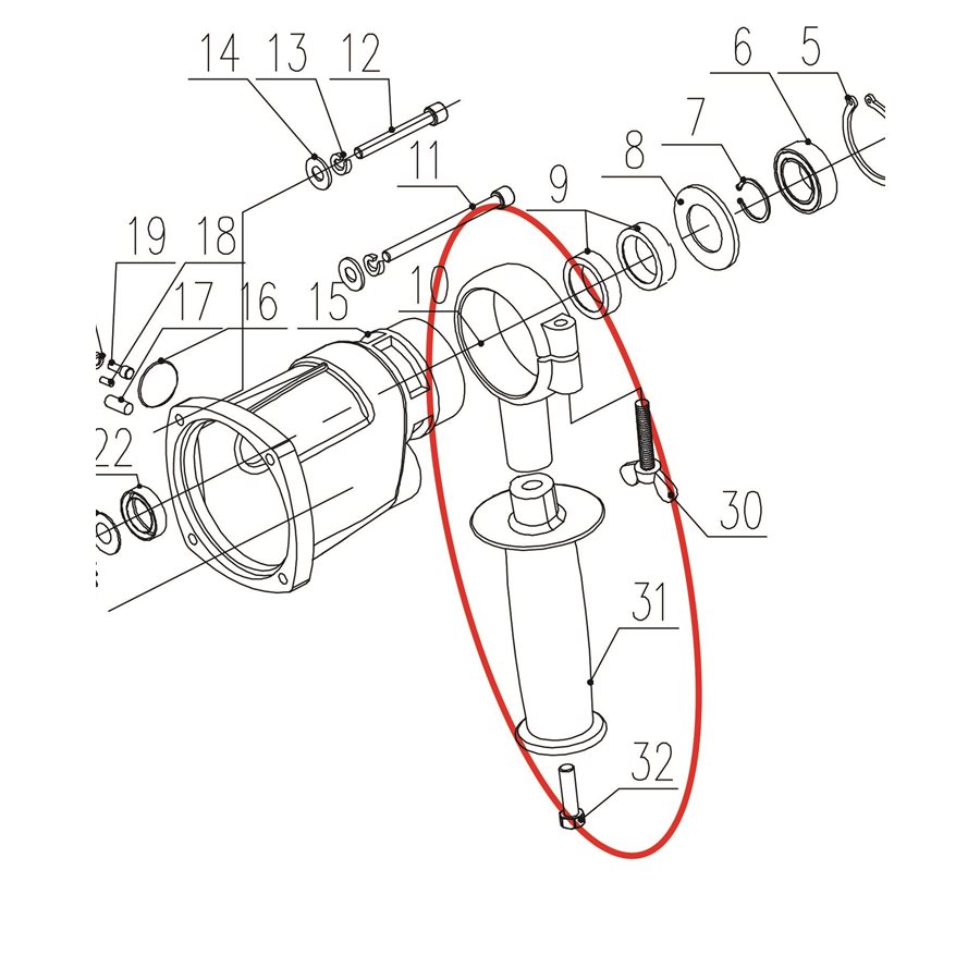 Assistant handle assembly