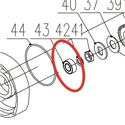 Quill bearing HK1010